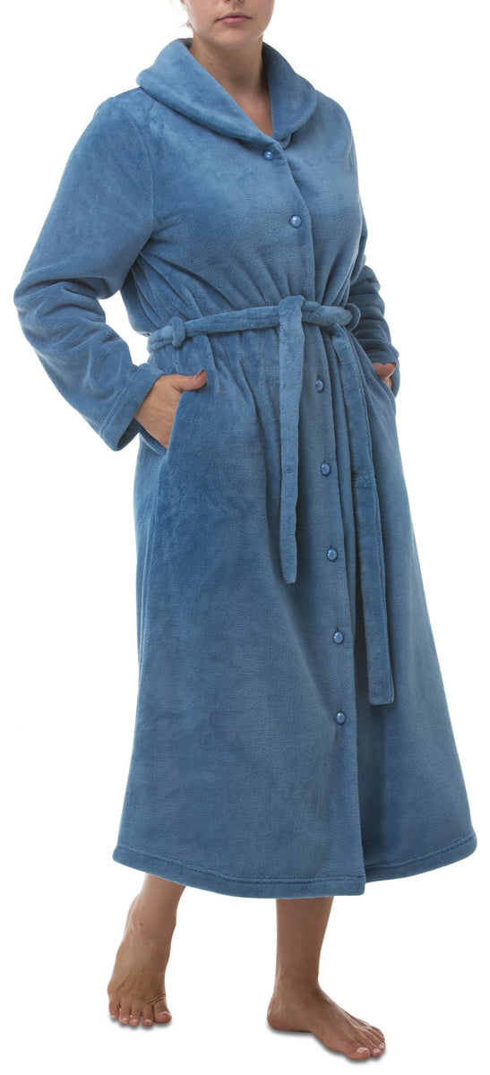 Schrank Long Button Dressing Gown – CasaMia Lingerie